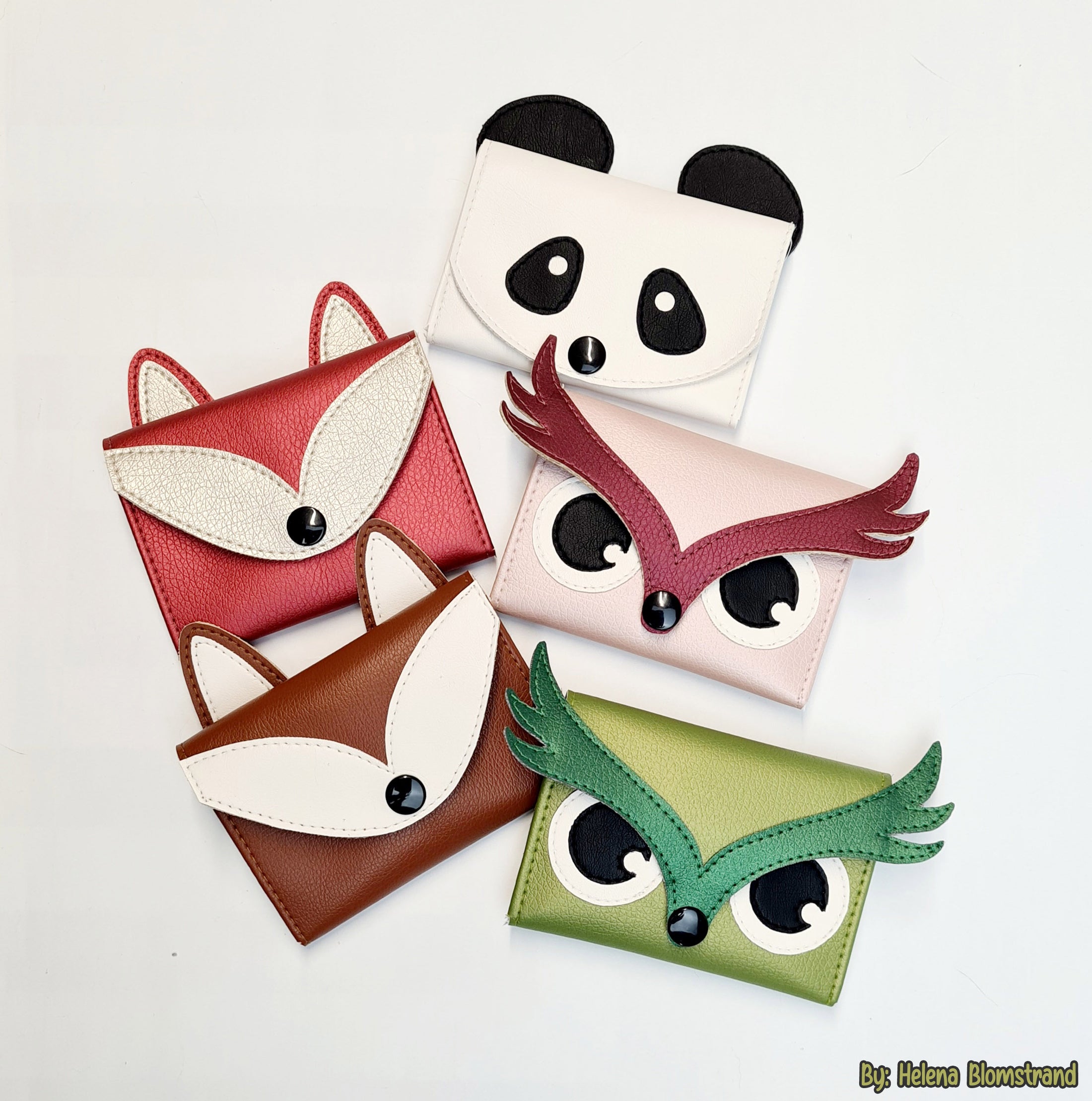 Adelaide Animal Card Holders - PDF Sewing Pattern with SVG file – Pink ...
