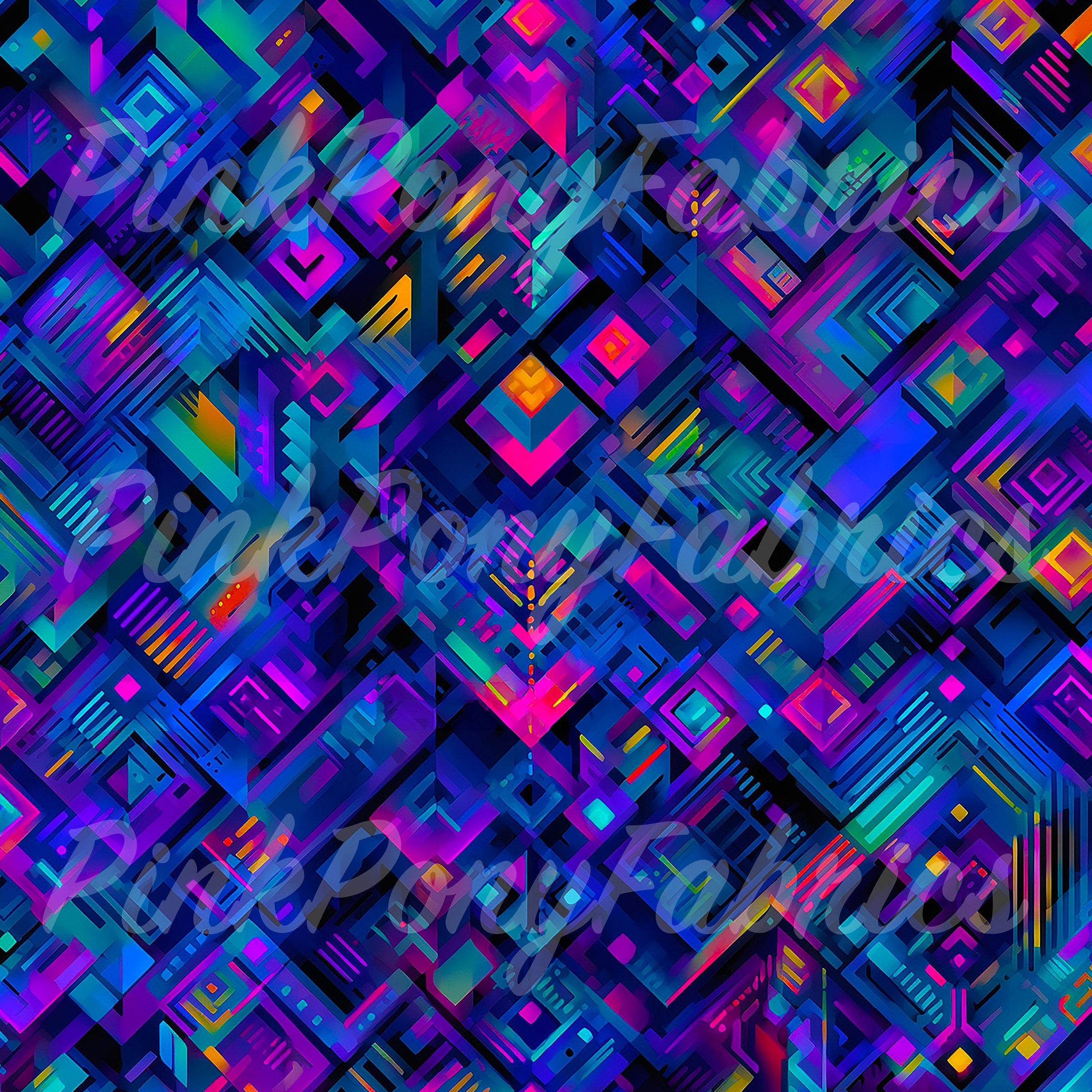 Cyberpunk Geo – Pink Pony Design