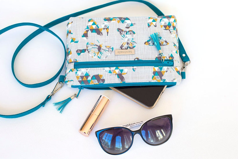 Denver Double Zip Bag - Two Sizes - PDF Sewing Pattern – Pink Pony Design